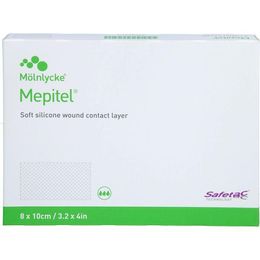 ACA M&uuml;ller Mepitel Silikon Netzverband 8x10 cm steril 5 St
