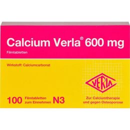 Verla-Pharm Arzneimittel GmbH & Co. KG Calcium Verla 600 mg Filmtabletten 100 St