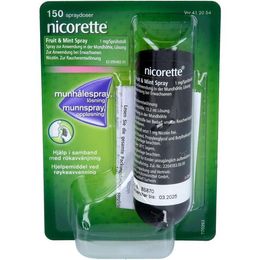 EurimPharm Arzneimittel Nicorette Fruit & Mint Spray 1 mg/Spr&uuml;hsto&szlig; 1 St