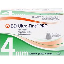 actiPART Bd ULTRA-FINE Pro Pen-Nadeln 4 mm 32 G 0,23 mm 105 St