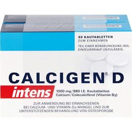 Calcigen D intens 1000 mg/880 I.E. Kautabletten 120 St