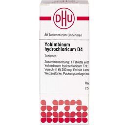 DHU-Arzneimittel Yohimbinum Hydrochloricum D 4 Tabletten 80 St
