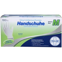 PARAM Handschuhe Einmal Vinyl puderfrei M 100 St
