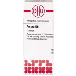 DHU-Arzneimittel Ambra D 6 Tabletten 80 St