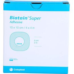 Coloplast Biatain Super selbst-haftend Superabs.10x10 cm 10 St