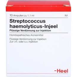 Heel Streptococcus Haemolyticus Injeel Ampullen 10 St