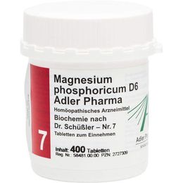 Biochemie Adler 7 Magnesium phosphoricum D 6 Tabl. 400 St