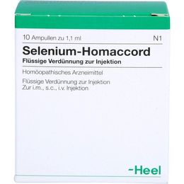 Heel Selenium Homaccord Ampullen 10 St