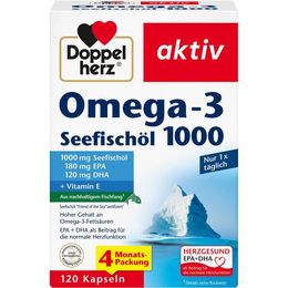 Queisser Doppelherz Omega-3 Seefisch&ouml;l 1000 Kapseln 120 St