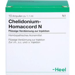 Heel CHELIDONIUM-HOMACCORD N Ampullen 10 St