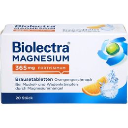 HERMES Arzneimittel Biolectra Magnesium 365 mg fortissimum Orange 20 St