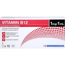 Vitamin B12 Panpharma 1000 &mu;g/ml Injektionslsg. 10X1 ml