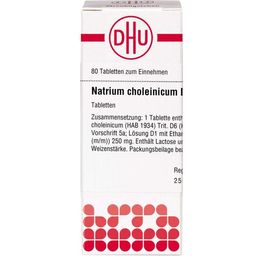 DHU-Arzneimittel Natrium Choleinicum D 6 Tabletten 80 St