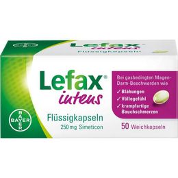 BAYER Lefax intens Fl&uuml;ssigkapseln 250 mg Simeticon 50 St