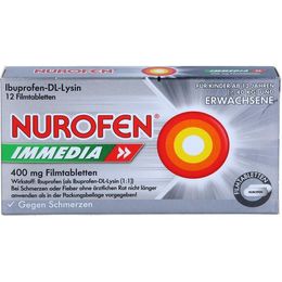 Reckitt Benckiser Deutschland GmbH Nurofen Immedia 400 mg Filmtabletten 12 St