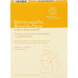 Bienenwachs Brustauflage Scha/Woll/Vlies 3 St