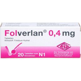 Verla-Pharm Arzneimittel GmbH & Co. KG Folverlan 0,4 mg Tabletten 20 St