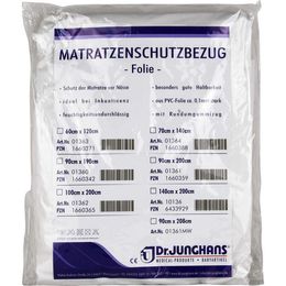 Dr. JUNGHANS Matratzen Schutzbezug Folie 0,1 mm 90x200 cm wei&szlig; 1 St