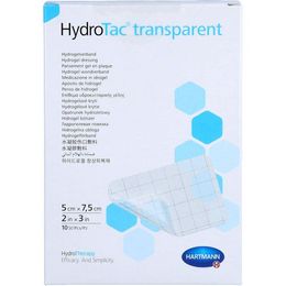 Paul Hartmann AG Hydrotac transparent Hydrogelverb.5x7,5 cm 10 St