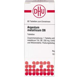 DHU-Arzneimittel Argentum Metallicum D 6 Tabletten 80 St