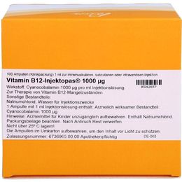 Pascoe Vitamin B12 Injektopas 1.000 &mu;g Injektionslsg. 100X1 ml