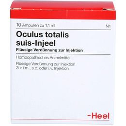 Heel Oculus totalis suis Injeel Ampullen 10 St