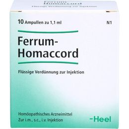 Heel Ferrum Homaccord Ampullen 10 St