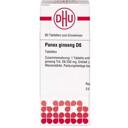 DHU-Arzneimittel Panax Ginseng D 6 Tabletten 80 St