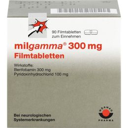 W&Ouml;RWAG PHARMA Milgamma 300 mg Filmtabletten 90 St