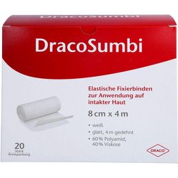 Dracosumbi Fixierbinde 8 cmx4 m wei&szlig; 20 St