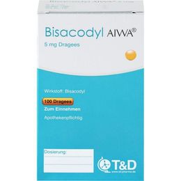 Bisacodyl Aiwa 5 mg Dragees 100 St