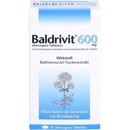 Baldrivit 600 mg &uuml;berzogene Tabletten 50 St