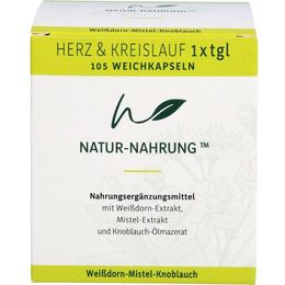 NATUR-NAHRUNG Herz & Kreislauf 1x tgl.Weichkapseln 105 St