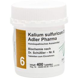 Biochemie Adler 6 Kalium sulfuricum D 6 Tabletten 400 St