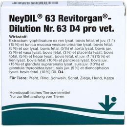 Neydil Nr.63 Revitorgan Dil.D 4 pro Ampullen vet. 10 ml