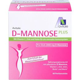 Avitale D-MANNOSE Plus 2000 mg Sticks m.Vit.u.Mineralstof. 60X2.47 g