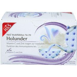 H&S Holunder m.Vitamin C und Zink Filterbeutel 20X2.5 g