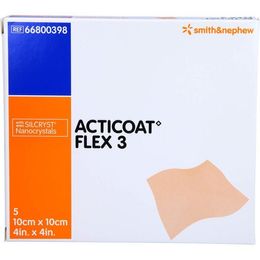 smith&nephew Acticoat Flex 3 10x10 cm Verband 5 St