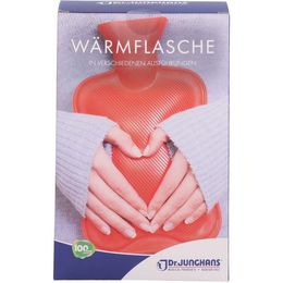 Dr. JUNGHANS W&auml;rmflasche 2 l mit Bezug rot 2 l