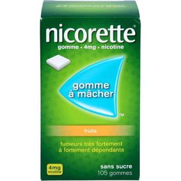 EurimPharm Arzneimittel Nicorette Kaugummi 4 mg freshfruit 105 St