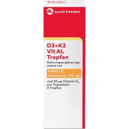 ALIUD D3 + K2 Vit AL 1000 I.E. / 50 ?g Tropfen: ein starkes Duo f&uuml;r die Knochen 11,5 ml