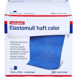 BSN Elastomull haft color 8 cmx20 m Fixierb.blau 1 St