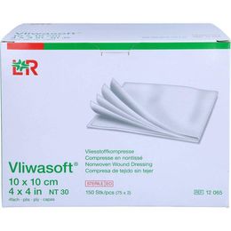 B2B Medical Vliwasoft Vlieskompressen steril 10x10 cm 4l. 150 St
