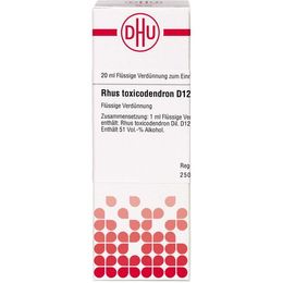 DHU-Arzneimittel Rhus Toxicodendron D 12 Dilution 20 ml
