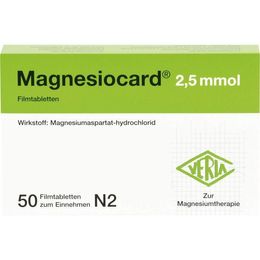 Verla-Pharm Arzneimittel GmbH & Co. KG Magnesiocard 2,5 mmol Filmtabletten 50 St