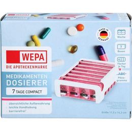 WEPA 7 Tage Compact Wochenmagazin wei&szlig;/pink 1 St