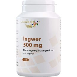 vitaworld Ingwer Kapseln 500 mg 120 St
