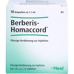 Heel Berberis Homaccord Ampullen 10 St