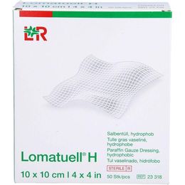 Lomatuell H Salbent&uuml;ll 10x10 cm steril 50 St