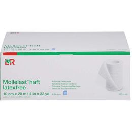 Lohmann & Rauscher Mollelast haft Binden latexfrei 10 cmx20 m blau 6 St